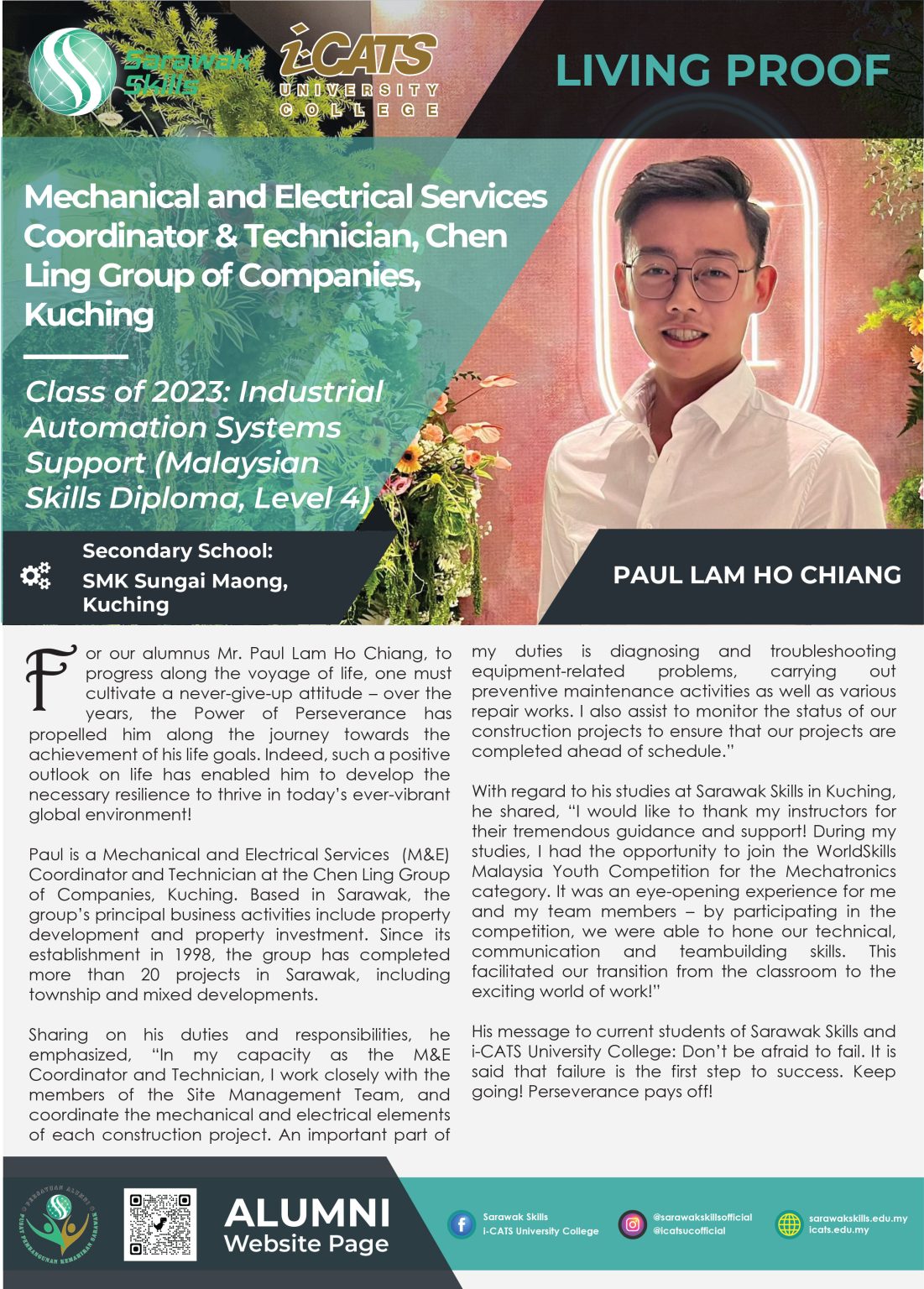 Welcome to Sarawak Skills Alumni Page